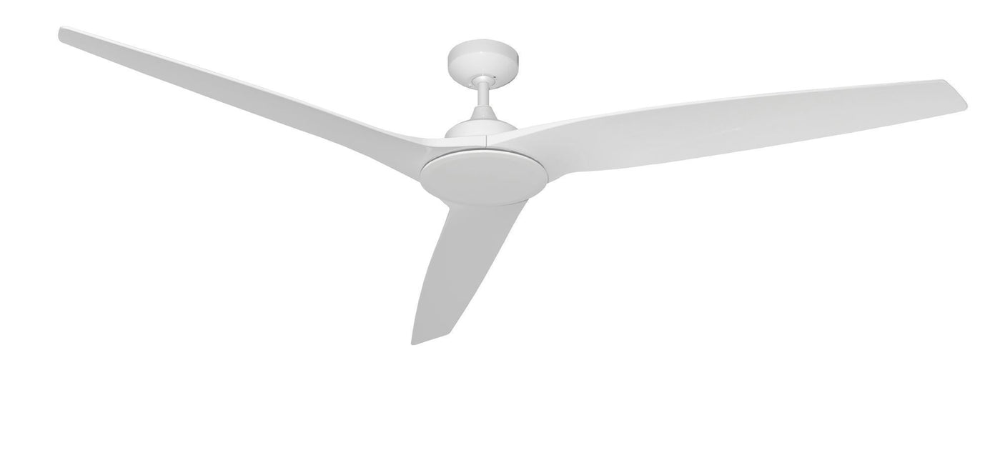 72 inch Evolution by Tropos Air - Pure White — Ceiling Fans Miami