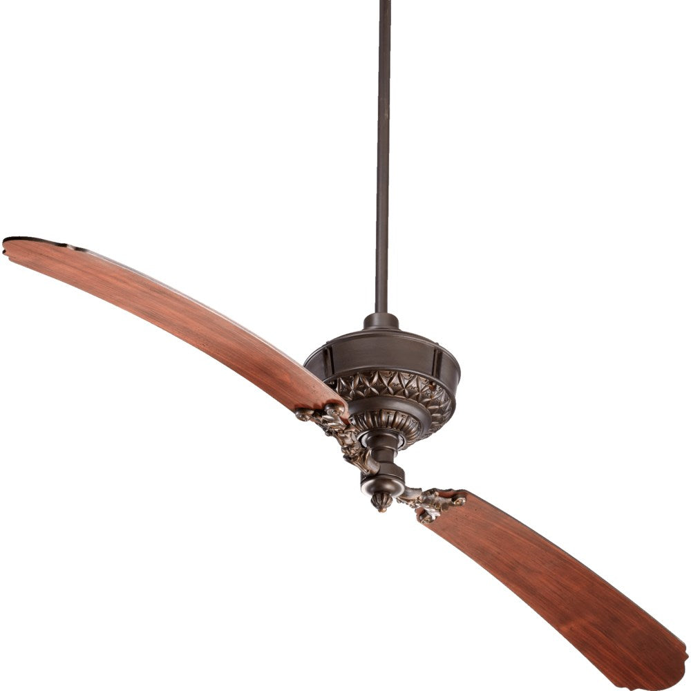 Turner 68 inch Two-Blade Ceiling Fan Oiled Bronze — Ceiling Fans Miami