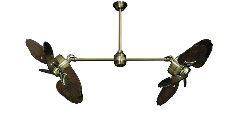 Double Ceiling Fan - 35 inch Twin Star III Arbor 600 Blades — Ceiling ...